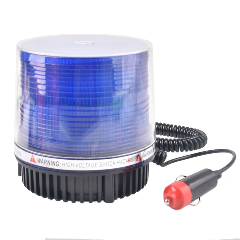 Circulina Led Estroboscópica 10 Led Base Magnética 12v Azul GENERICO ...