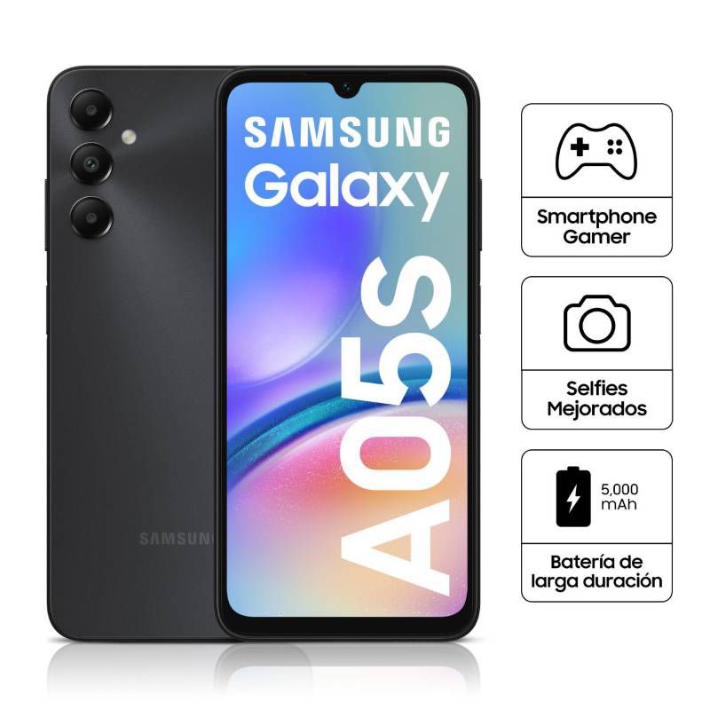 Celular Samsung Galaxy A05S 6GB 128GB Negro SAMSUNG | falabella.com