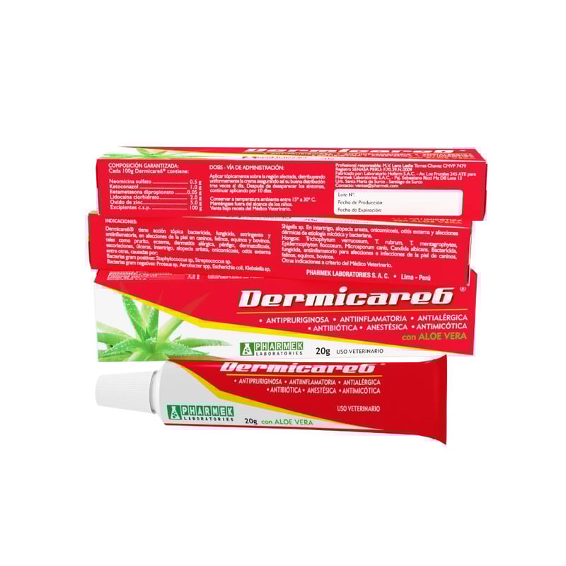 Dermicare 6 20 gr Crema Dermatológica para Perros y Gatos GENERICO ...
