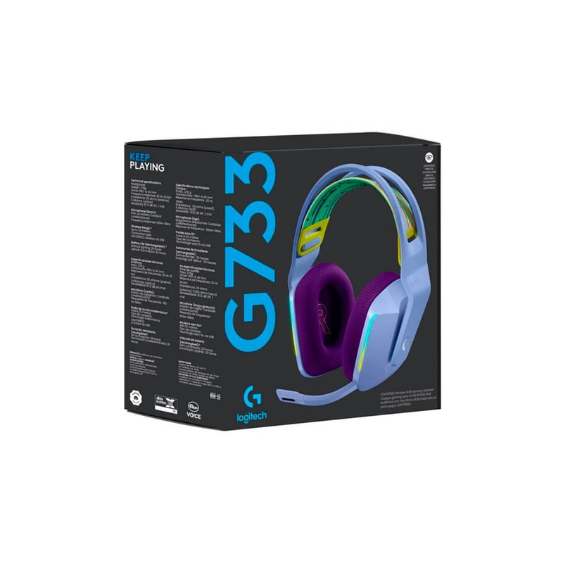 Audífonos Gamer Inalámbricos Logitech G Series G733 Lilac LOGITECH ...