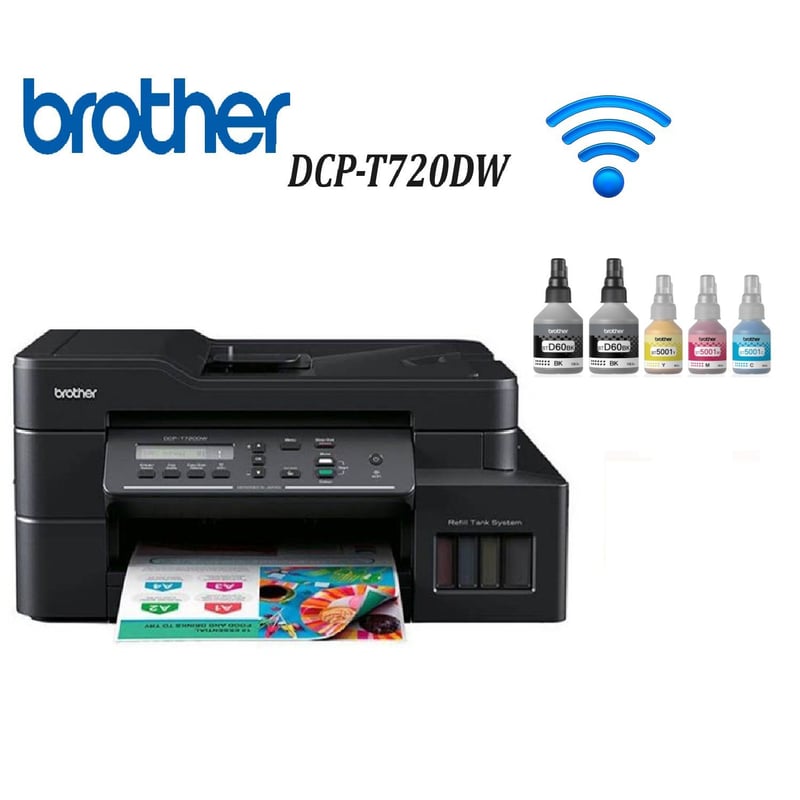 Impresora Brother DCP-T720DW Multif WiFi Duplex ADF Brother DCPT720 ...