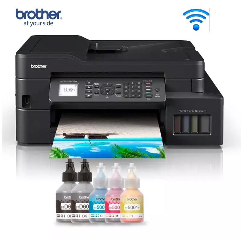 Impresora Multifuncional Brother MFC-T920DW Duplex WIFI RED T920 ...