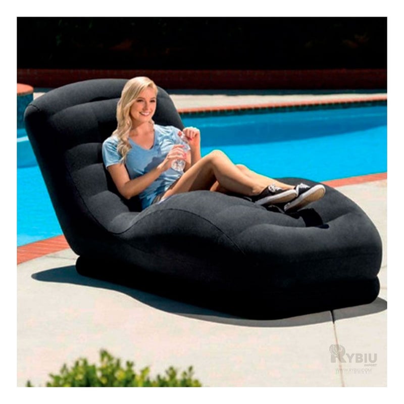 Sofa Inflable Comodo de Color Negro GENERICO | falabella.com