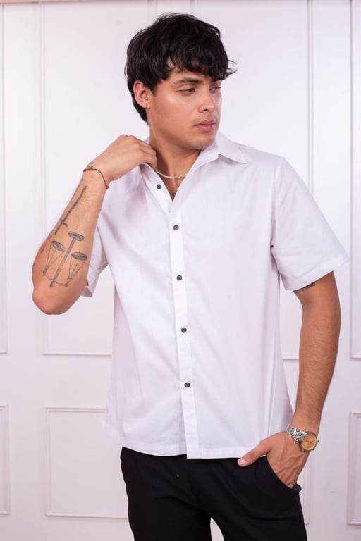 Camisa Dexmen Boxy fit Blanco DM DEXMEN | falabella.com