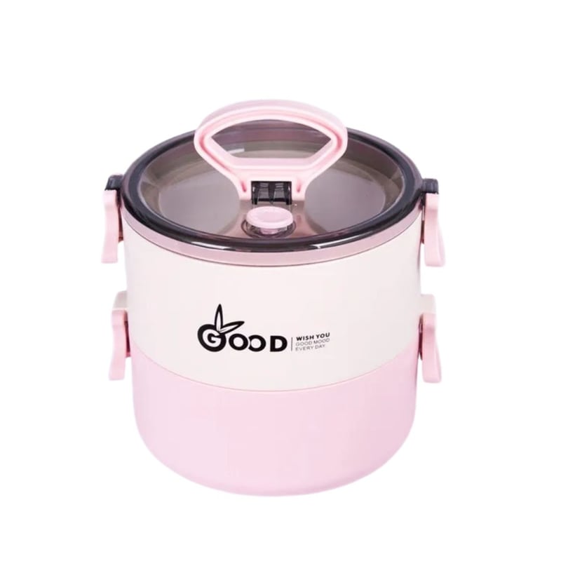 Taper lonchera con divisiones lunch box - rosa GENERICO | falabella.com