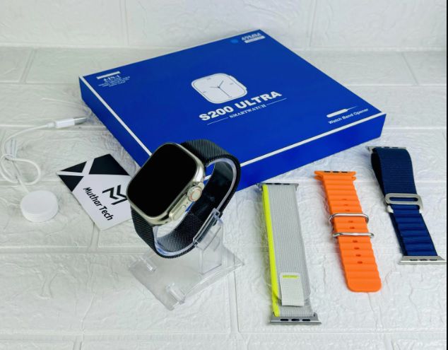 Smartwatch S200 ULTRA Bluetooth: BT 5.0 - naranja GENERICO | falabella.com