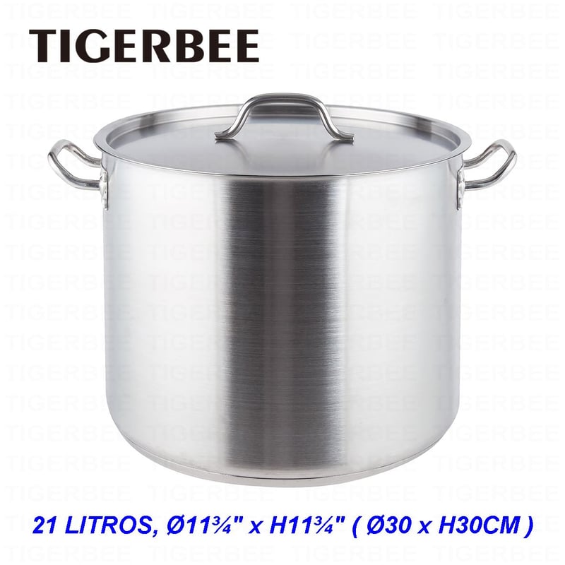 OLLA DE ACERO INOX 304 DE 21 L | Sodimac Perú