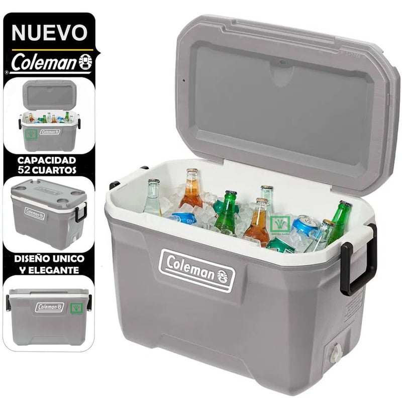 Cooler Portatil de 80 Latas Coleman 3000006572 Gris | Sodimac Falabella