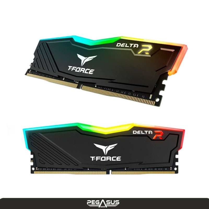 MEMORIA RAM TEAMGROUP T-FORCE DELTA RGB, 8GB, DDR4 3200 MHZ, CL-16 ...