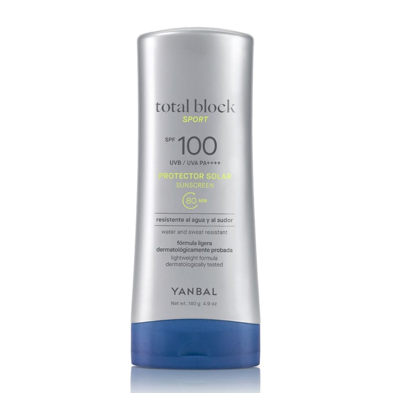 Protector Solar FPS 100 Jumbo Total Block Sport YANBAL | falabella.com