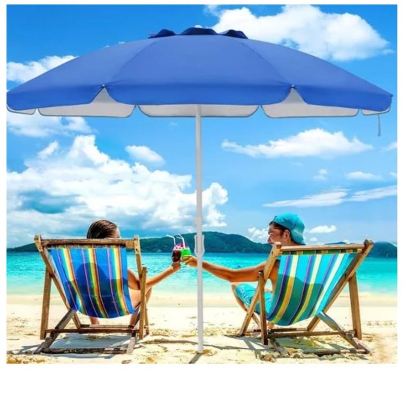 Sombrilla Playera Extragrande 210cm protección UV Funda GENERICO ...