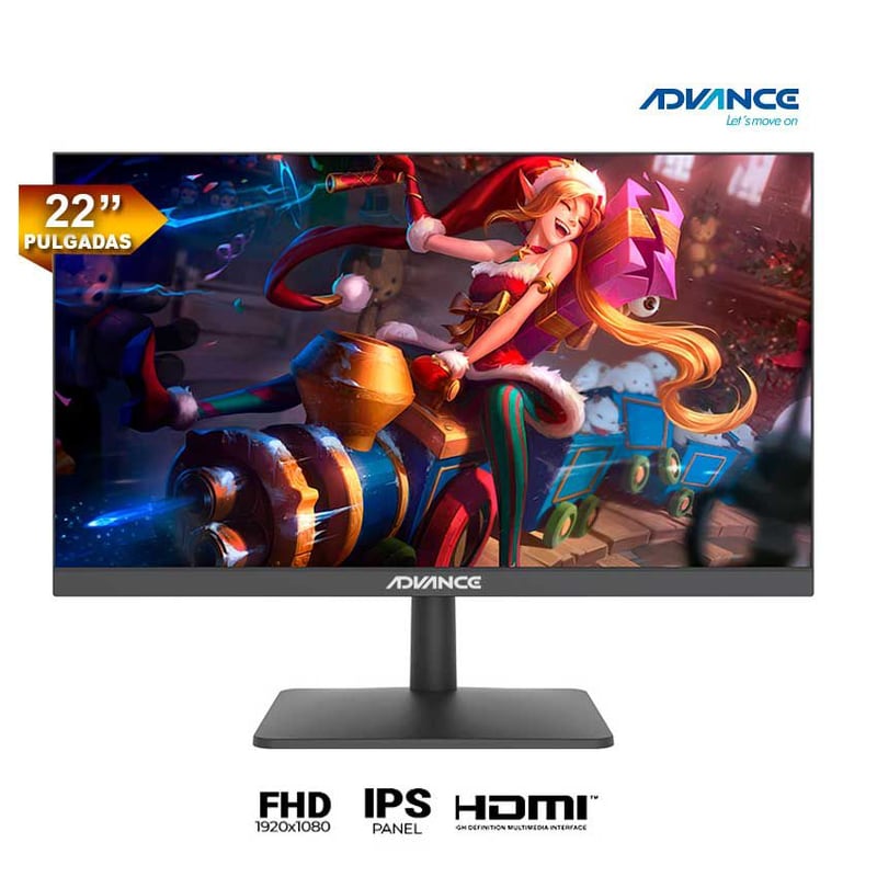 Monitor Advance ADV-2150S IPS Full HD HDMI VGA ADVANCE | falabella.com