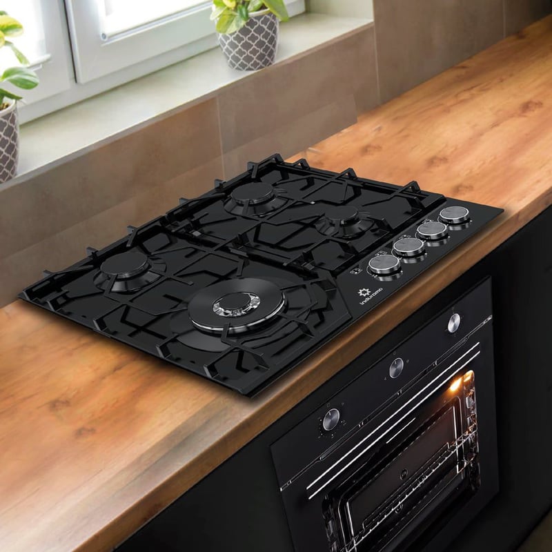 COCINA EMPOTRABLE INDURAMA 4 QUEMADORES EGASI-604CGNE. INDURAMA ...
