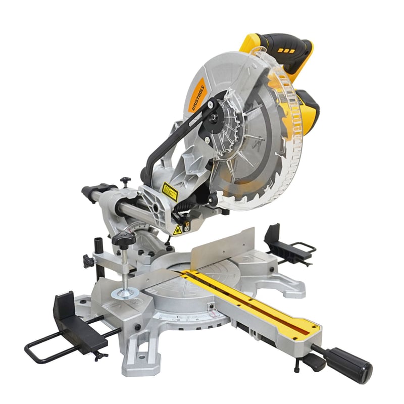 Sierra ingleteadora telescópica CON GUIA LASER 1800W - UYUSTOOLS ...