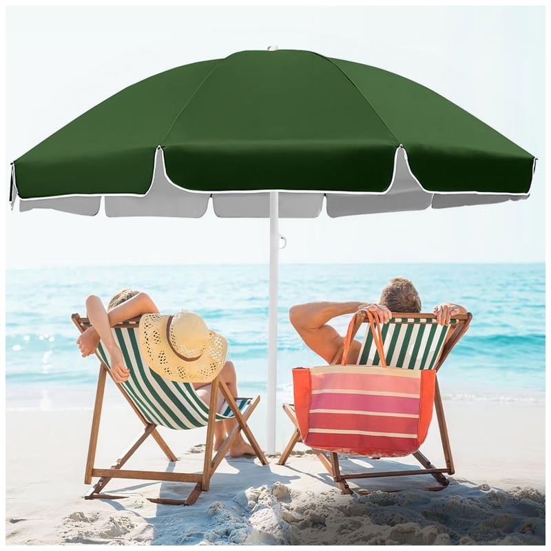 Sombrilla de Playa Grande para Sol 180cm Verde 0Y1 | Sodimac Falabella