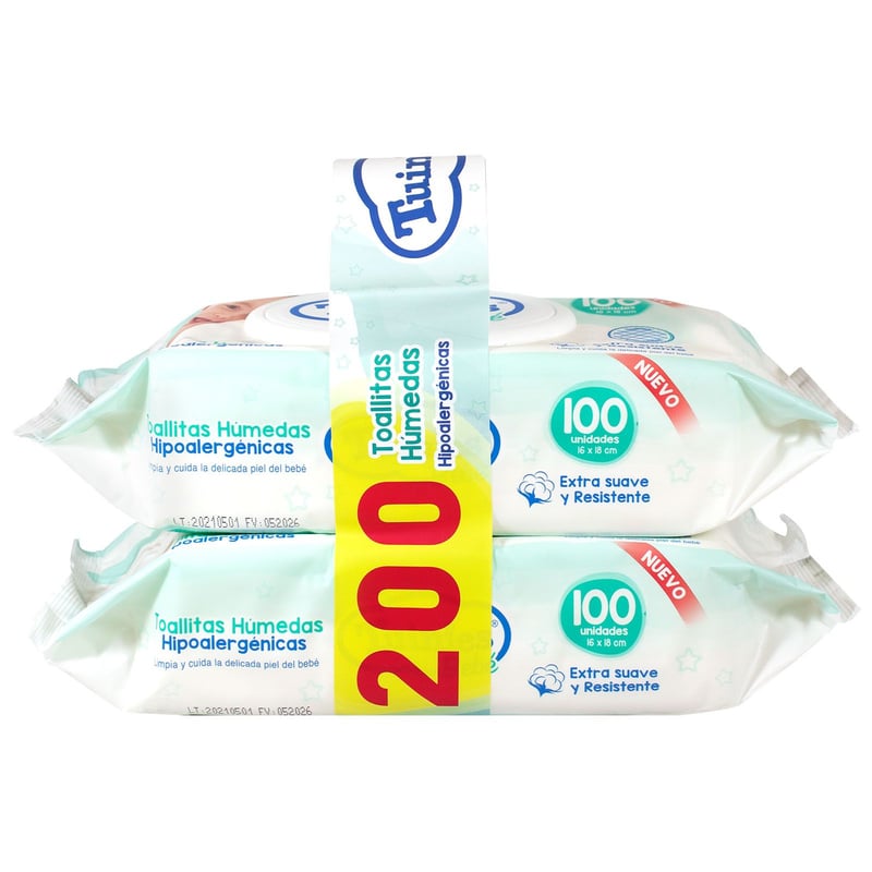 Tuinies Toallitas Húmedas Caja x 6 Packs 200 unds. TUINIES | falabella.com