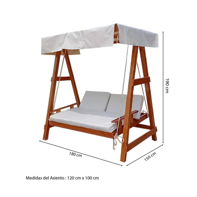Columpio 2 personas Maui Movenda MOVENDA | falabella.com