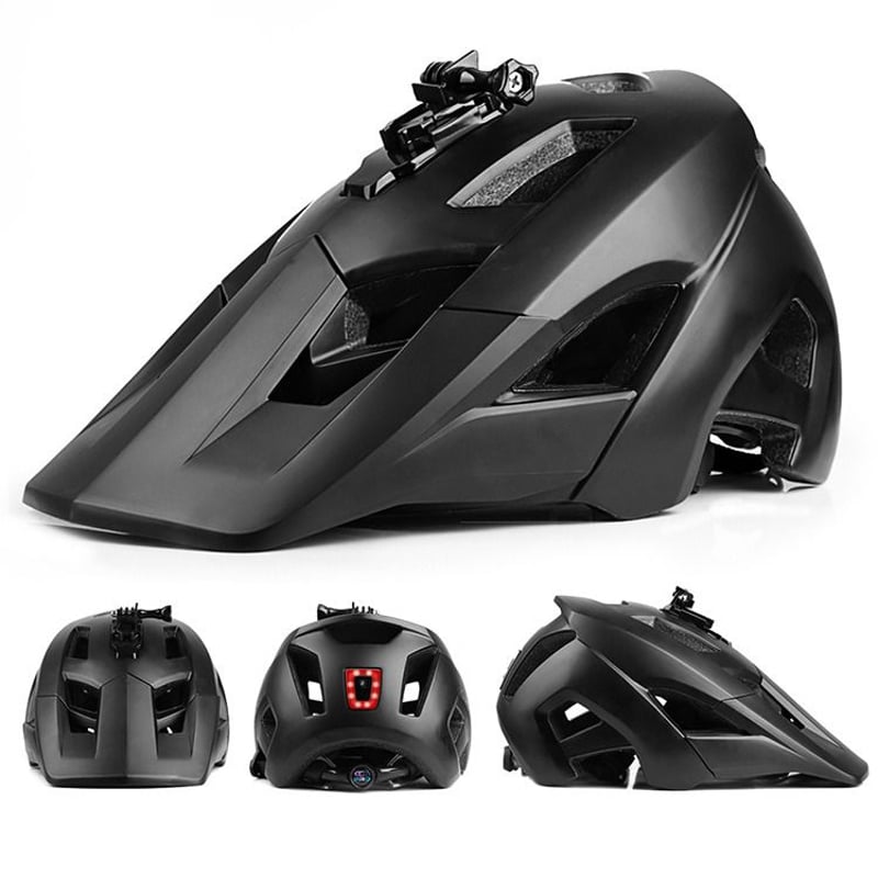 CASCO CIGNA CON BASE GO PRO Y LUZ RECARGABLE USB NEGRO M | Sodimac Perú