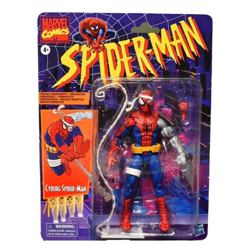 Spiderman Marvel Legends Retro Cyborg Spider-Man BANDAI | falabella.com