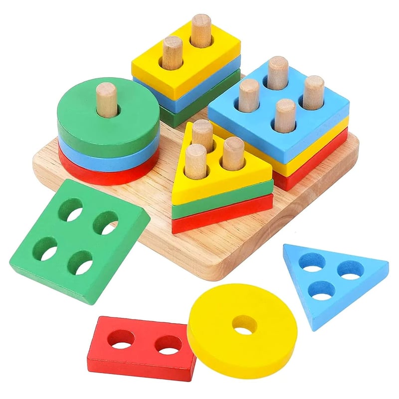 Juguete Didactico Plantado 4 Figuras Geometricas GENERICO | falabella.com