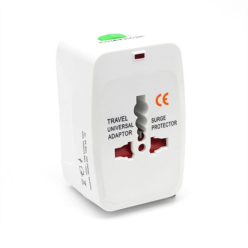 Enchufe Adaptador Eléctrico Viajero Universal 250V 6A GENERICO ...