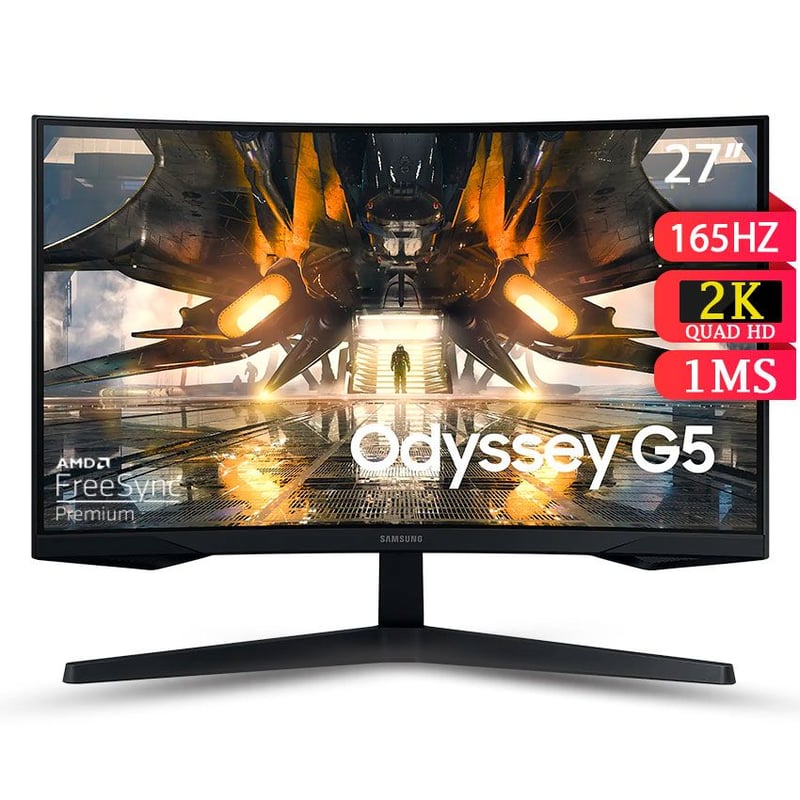 Monitor Samsung Gamer 165 Hz Odyssey G5 27 2k- Curvo LS27CG550ELXPE ...