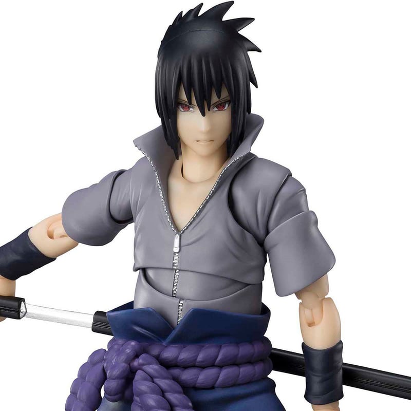 Figura de Acción Naruto Shippuden SH Figuarts Sasuke Uchiha BANDAI ...