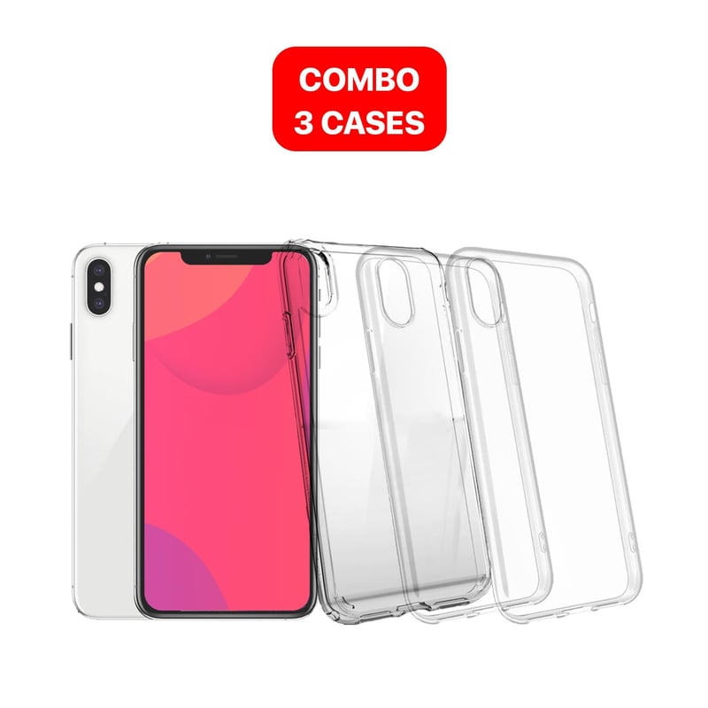 Combo Case Space Para Iphone XXs Transparente SPACE | falabella.com