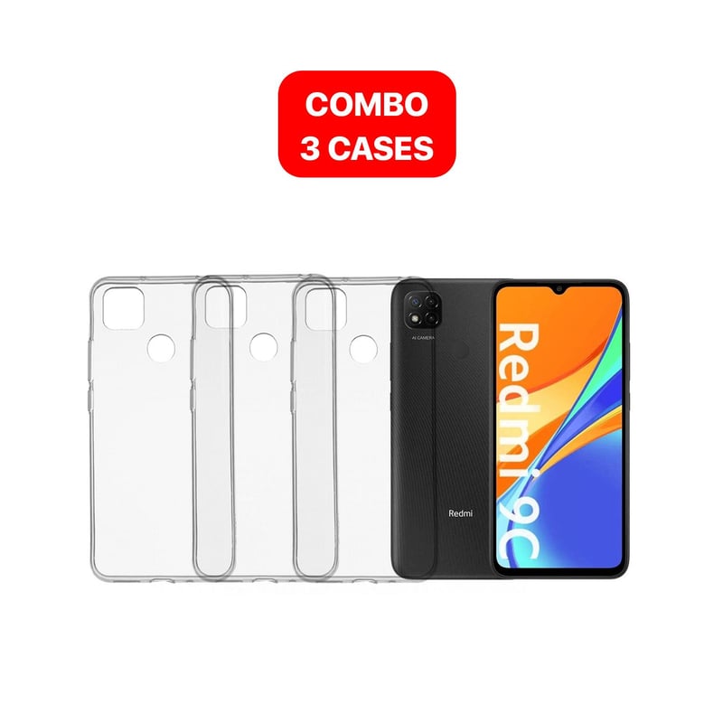 Combo Case Space Para Redmi 9C Transparente SPACE | falabella.com