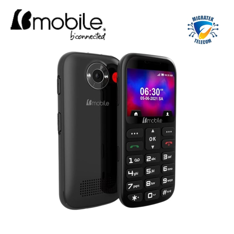 Teléfono Movil Bmobile BS30 3G Single SIM - Senior Phone - Color Negro ...