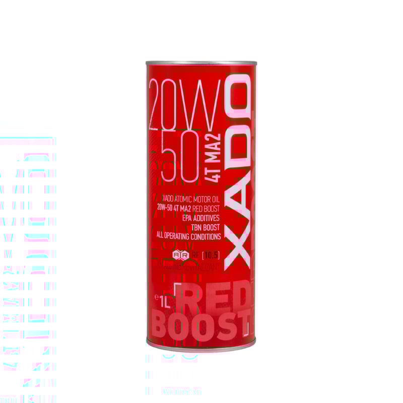 Aceite sintético XADO 20W-50 4T MA2 RED BOOST 1 litro XADO | falabella.com
