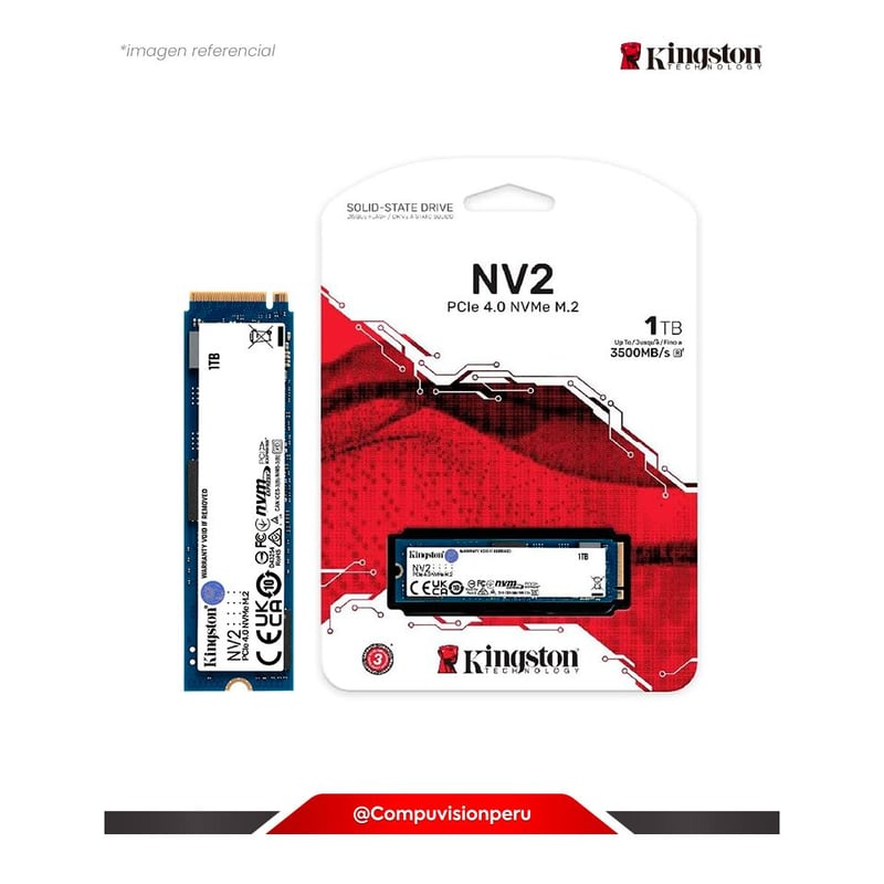SSD KINGSTON NV2 1TB M2 PCIe NVME KINGSTON | falabella.com