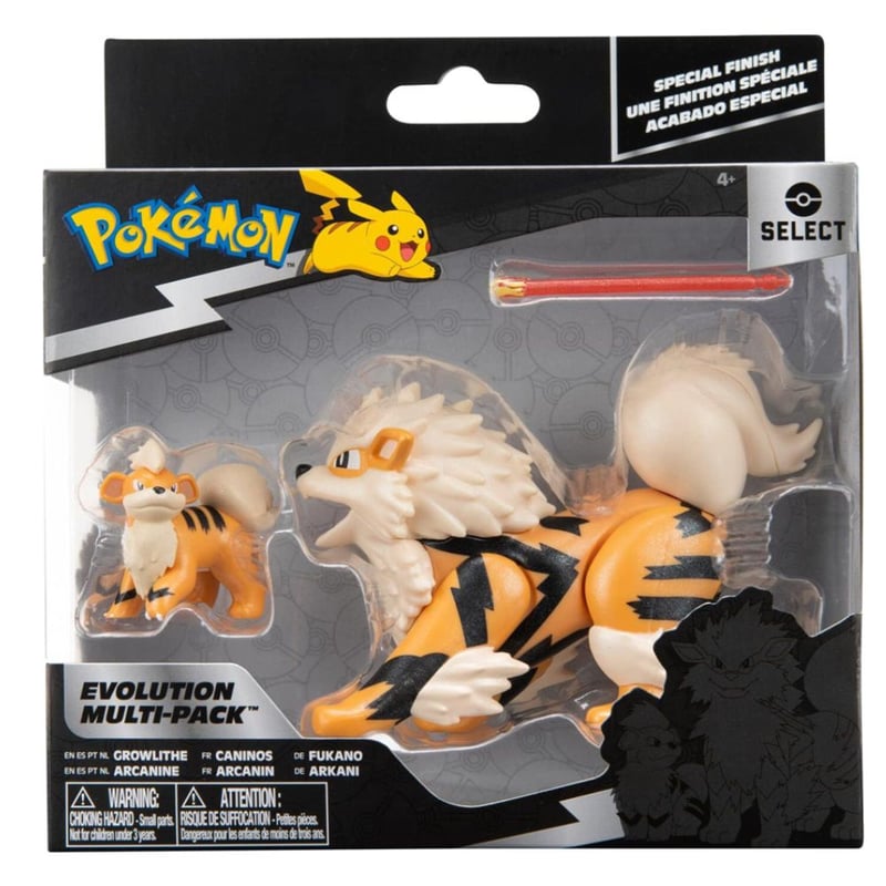 Pokemon Select Evolutions Growlite Arcanine POKEMON | falabella.com