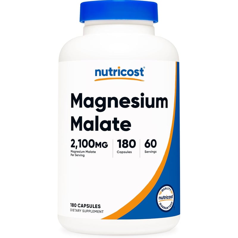 Nutricost Malato Magnesio Capsulas Magnesium Malate NUTRICOST ...