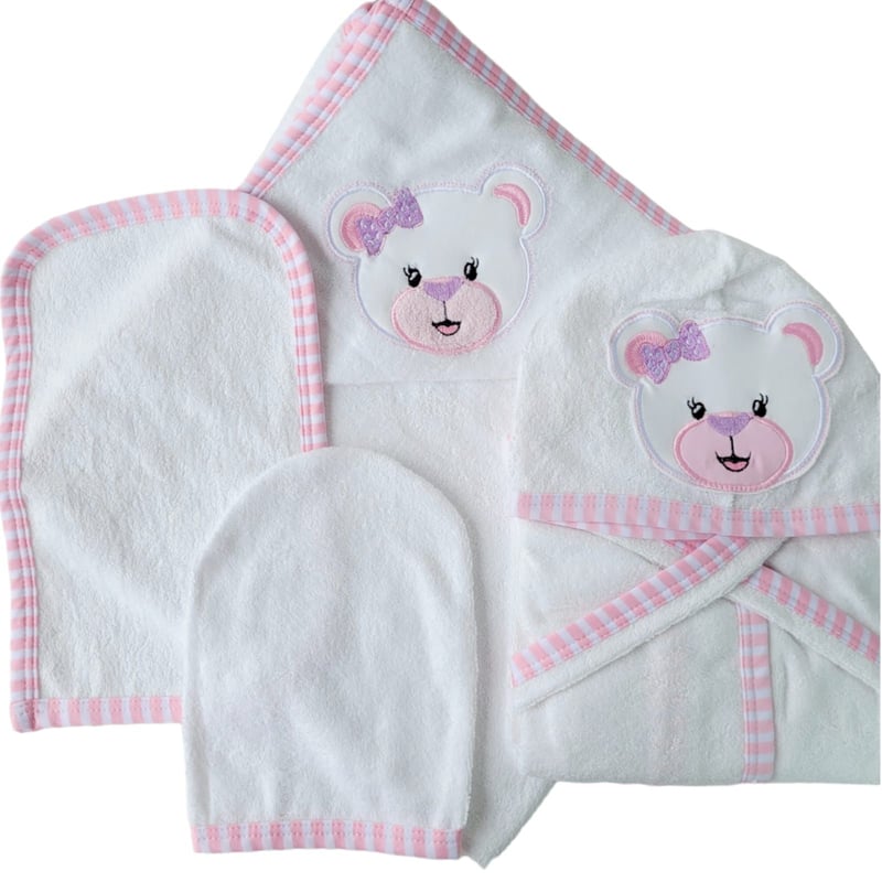 Toalla Bebé Set 4 pzas - Rosado GENERICO | falabella.com