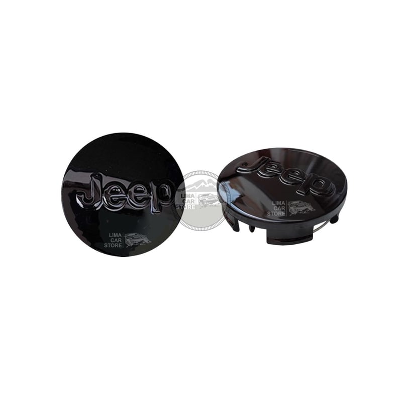 Tapa de aro 64mm Jeep Cherokee Compass Negro Brillante JEEP | falabella.com
