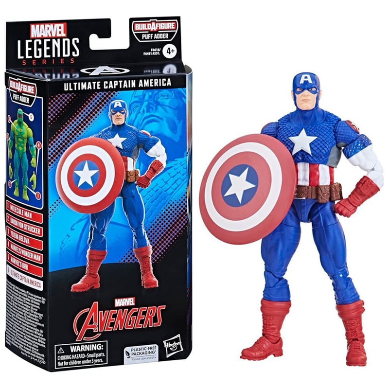 Marvel Legends Avengers Ultimate Captain America 15 cm MARVEL ...