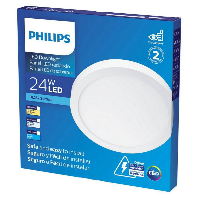 Panel LED 24w Philips DL252 para adosar PHILIPS | falabella.com