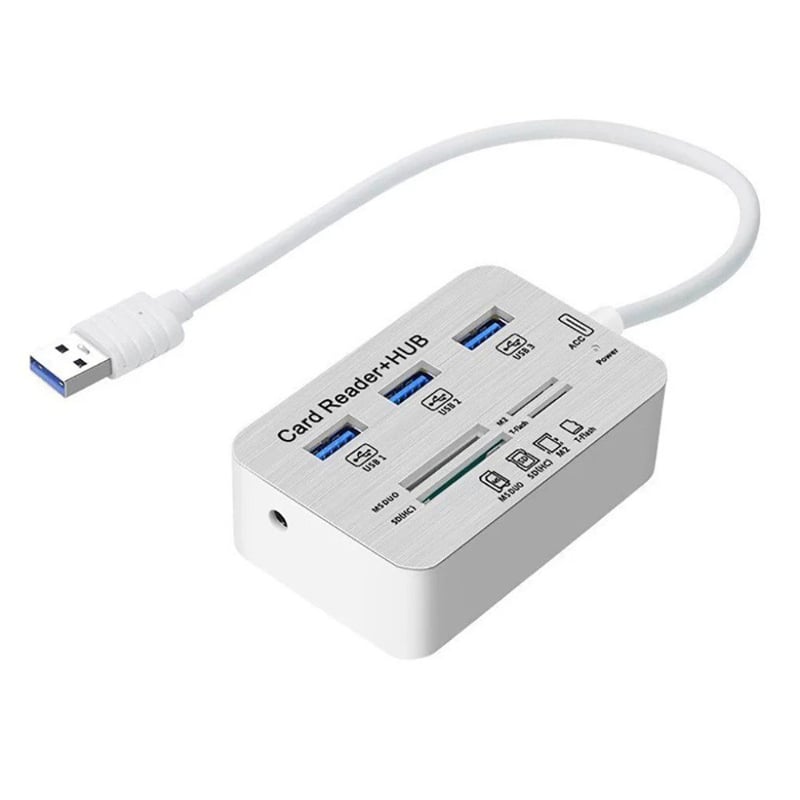 Adaptador Múltiple USB 7 puertos en 1 GENERICO | falabella.com