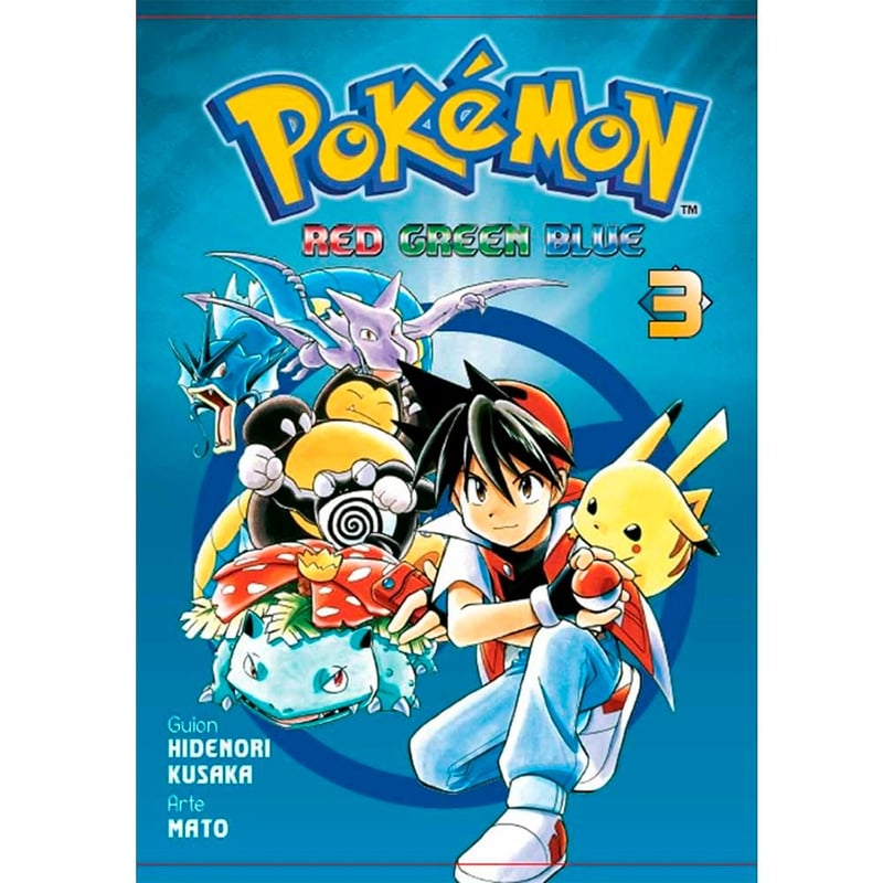 Pokemon Red Green Blue Tomo 3 - Manga Panini Argentina PANINI ...