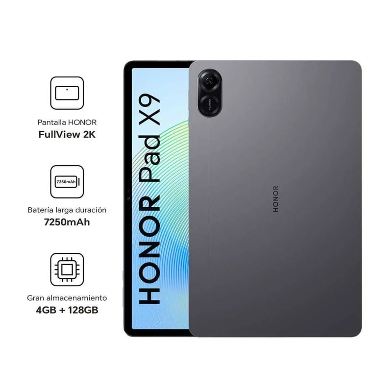 Tablet Honor Pad X9 11.5" 4 GB RAM 128 GB Space Gray HONOR | falabella.com