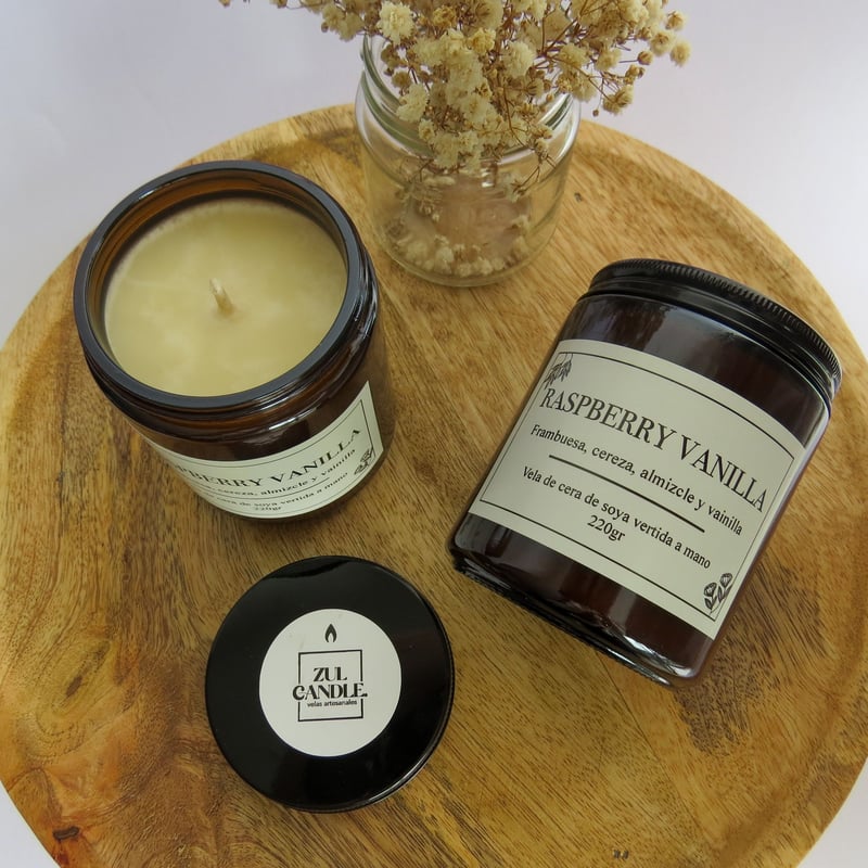 Vela de cera de soya - RASPBERRY VANILLA GENERICO | falabella.com