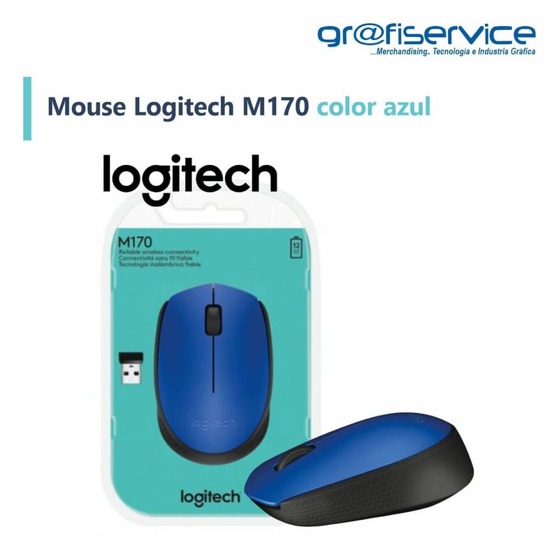 Mouse Logitech M170 color azul LOGITECH | falabella.com