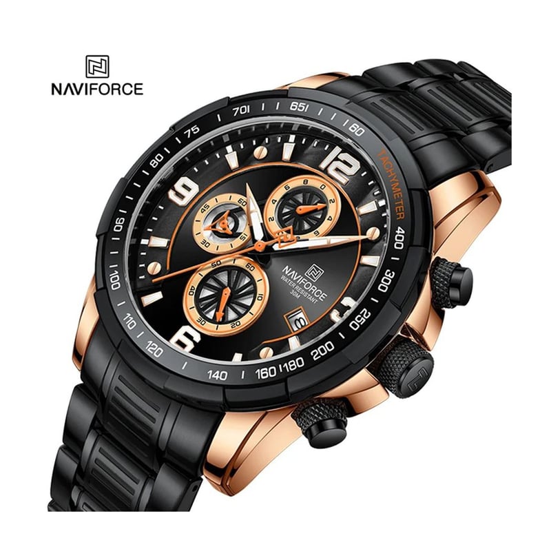 Reloj NAVIFORCE con correa y dial de acero inoxidable NAVIFORCE ...