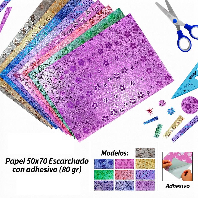PAPEL ADHESIVO A4 FULL DISEÑO GENERICO | falabella.com