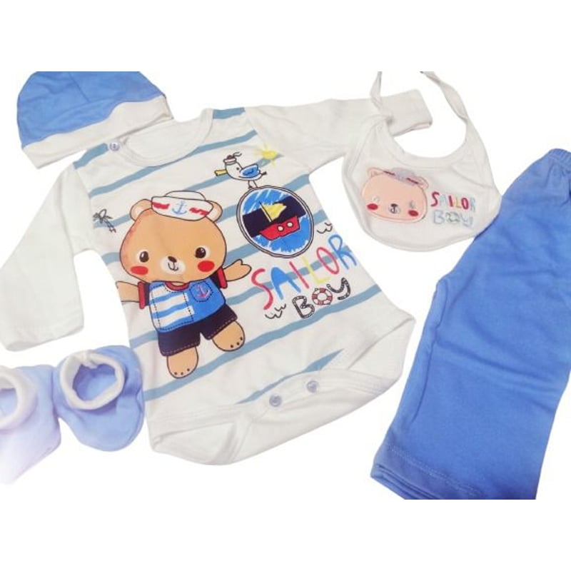 AJUAR CONJUNTO DE OSITO PARA BEBE GENERICO | falabella.com