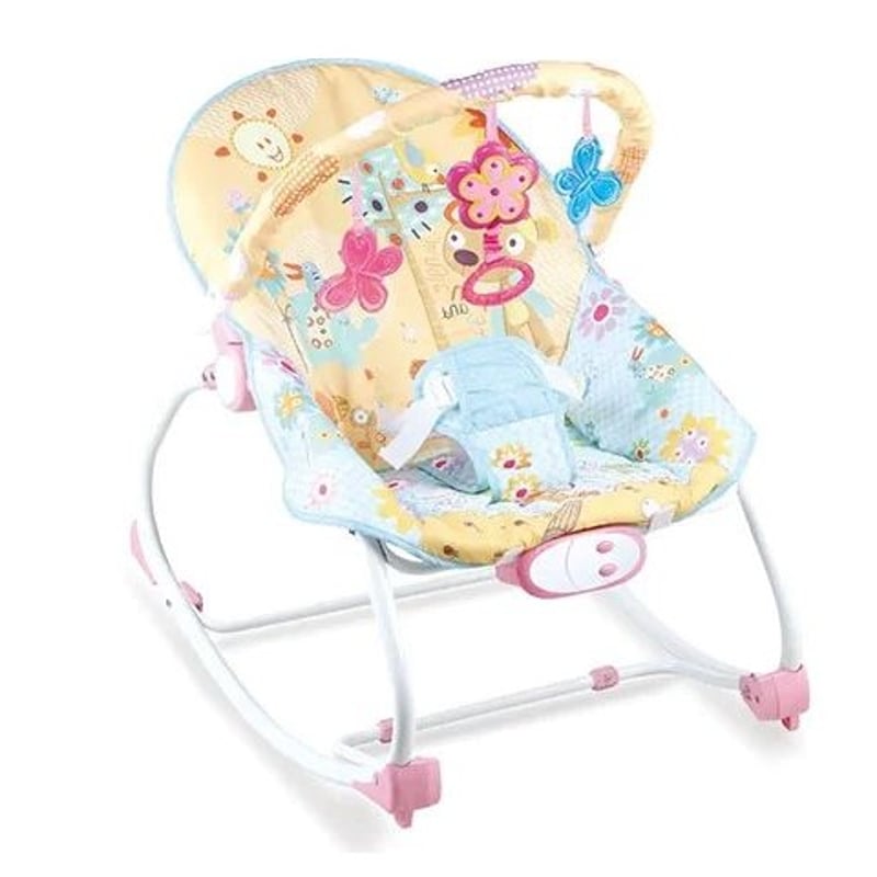 SILLA MECEDORA MUSICAL VIBRADORA BABY ROCKER BEIGE IDEAL | falabella.com