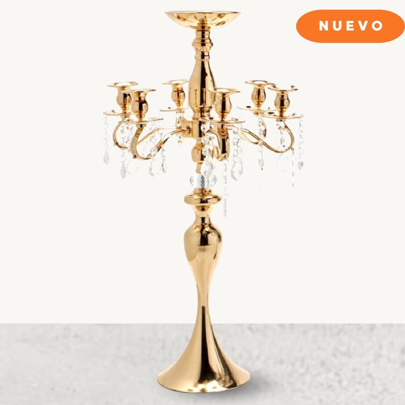 Candelabro 6 brazos dorado GENERICO | falabella.com