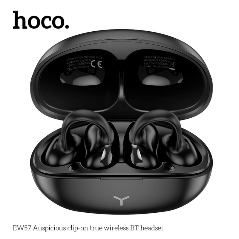 Auriculares Bluetooth 5.3 Inalambrico Hoco EW57 Audifonos EarClip HOCO ...