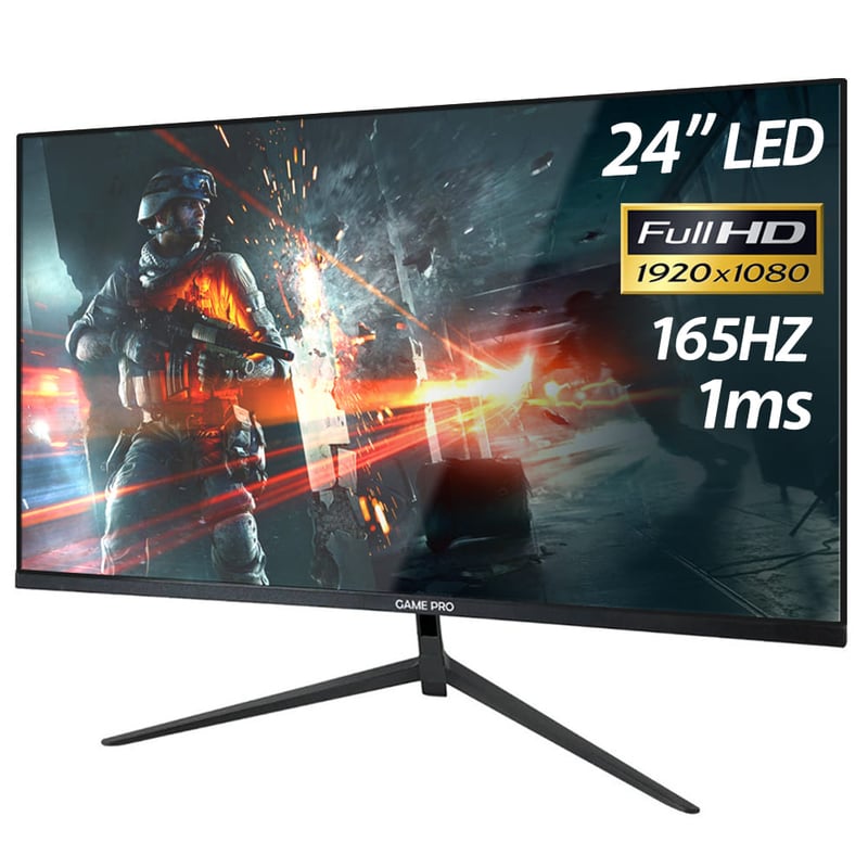 Monitor Gaming 24 LED FULL HD 165HZ 1ms Game Pro GPG240 GAMEPRO ...